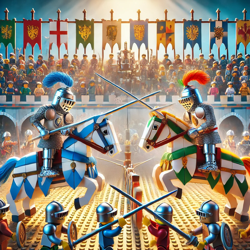 LEGO 383 Knights' Tournament – Perfecte Staat