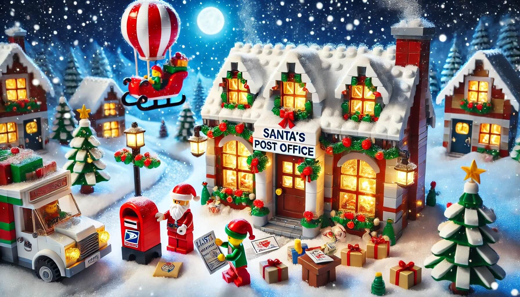 LEGO 10339 Santa’s Post Office – Magische Winter Bouwset